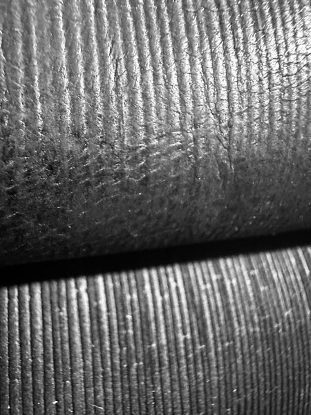 Black Striped Leather Pieces - SPECIAL – East Coast Leather