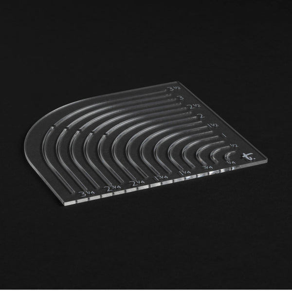 Radius Acrylic Template – East Coast Leather
