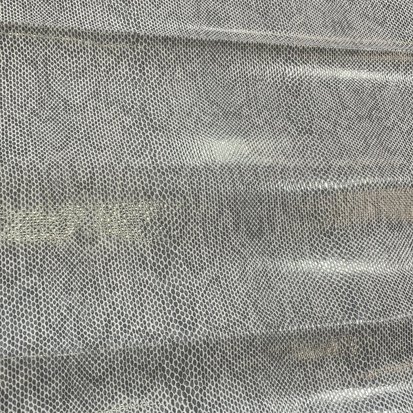 Pigskin Grey Snake print (shiny) – East Coast Leather
