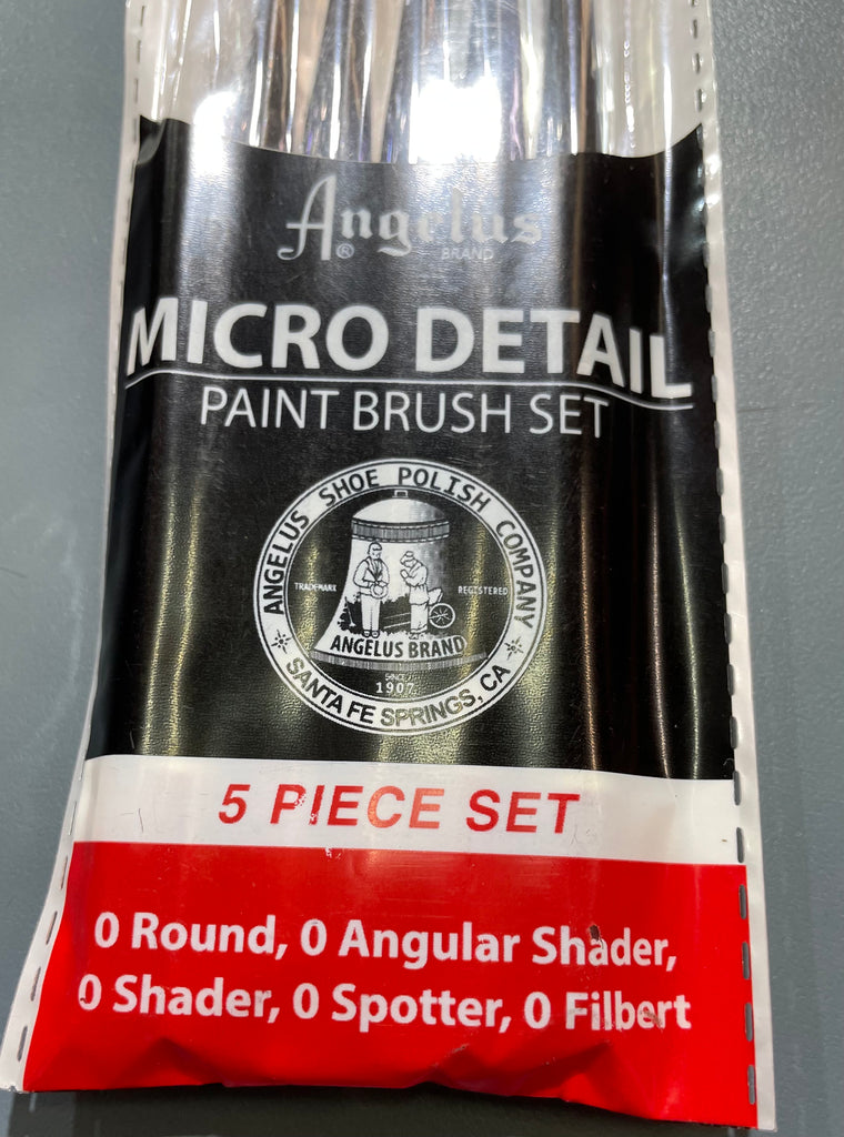 Angelus - Micro detail paintbrush set – East Coast Leather
